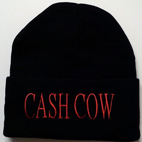 Accessories New Limited Edition Doja Cat Cash Cow Knitted Black Beanie With Embroidery Poshmark